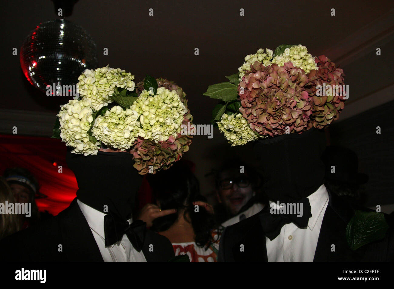 Hamish Bowles and guest Allison Sarofim Halloween Party at a private ...