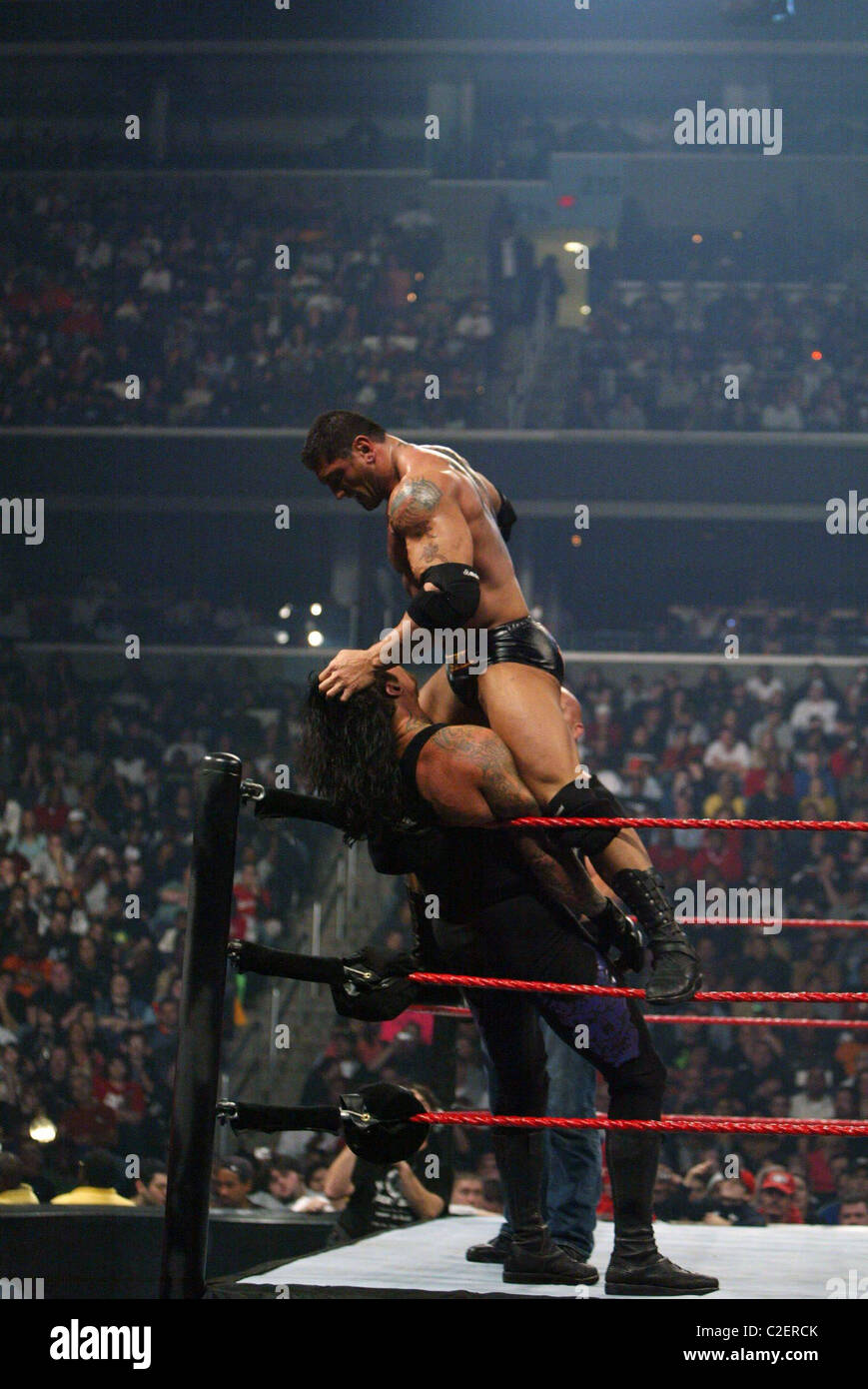 Batista undertaker wwe presents cyber hi-res stock photography and ...