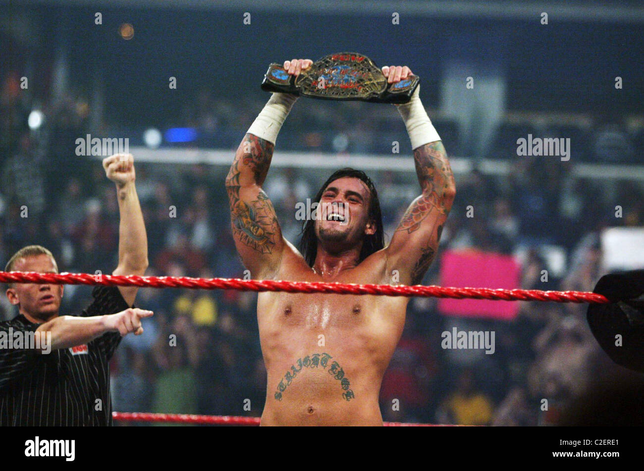 Cm punk wwe presents cyber hi-res stock photography and images - Alamy