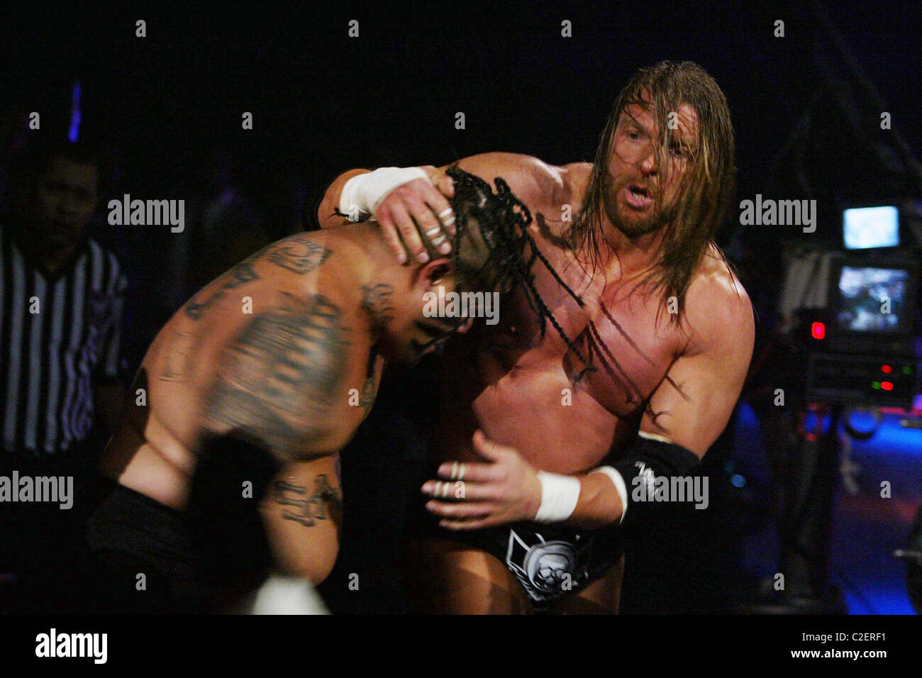 Triple H and Umaga WWE presents Cyber Sunday Live at Verizon Center ...
