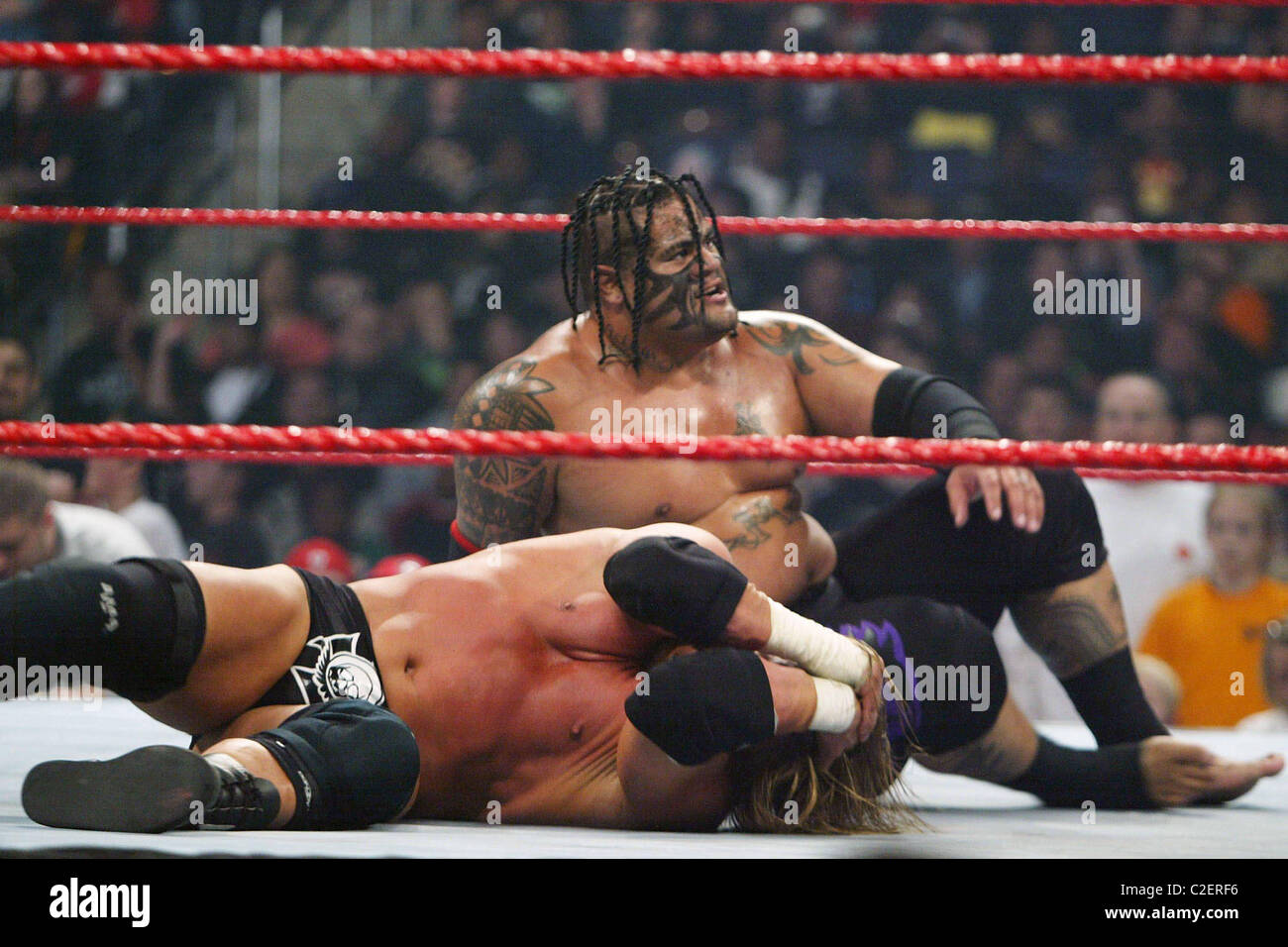 Triple umaga wwe presents cyber hi-res stock photography and images - Alamy