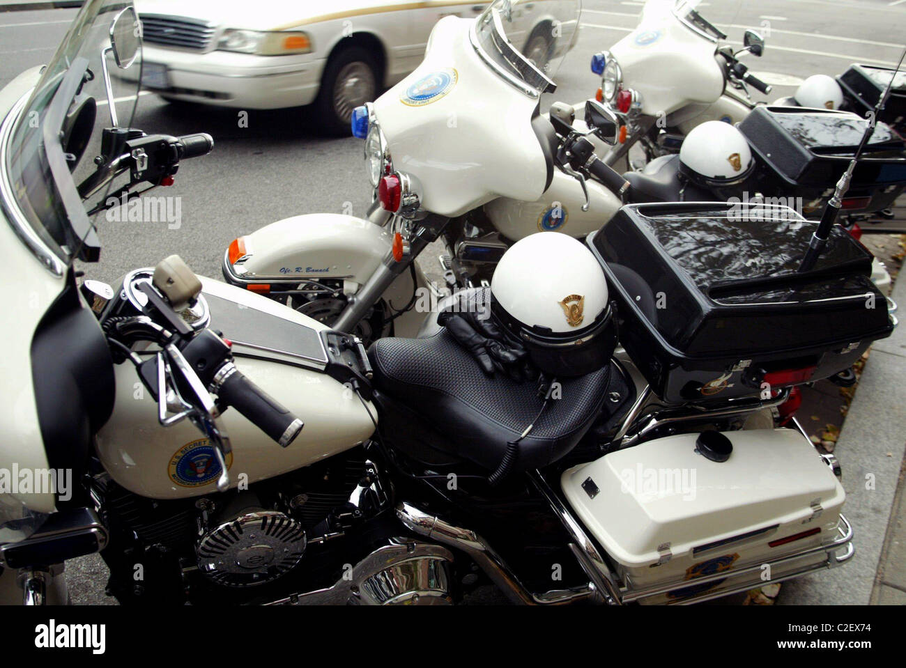 U.S. Secret Service Motorcade Support Unit motorcycles Washington DC ...