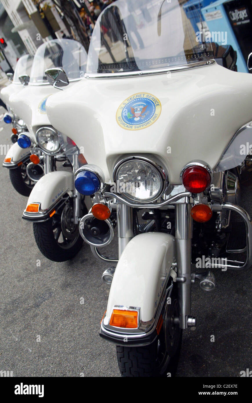 U.S. Secret Service Motorcade Support Unit motorcycles Washington DC ...