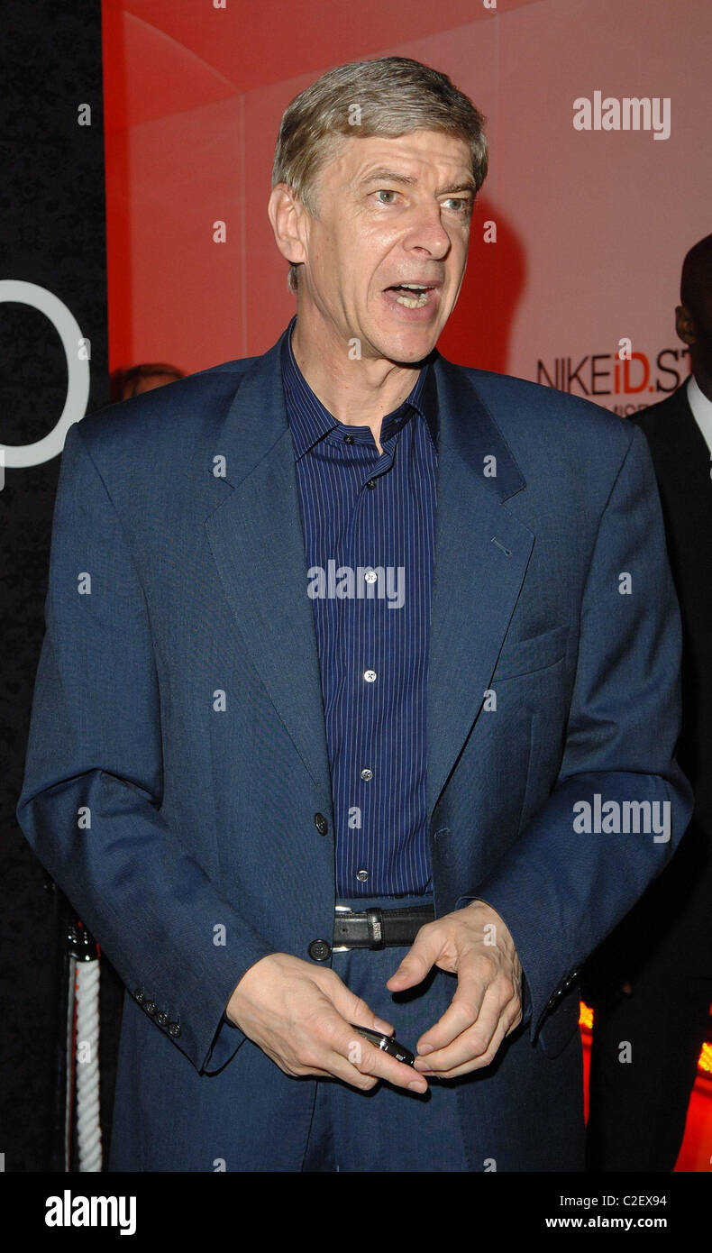 Arsene Wenger Celebrity VIP Media Launch of the Nikeid Studio held at ...