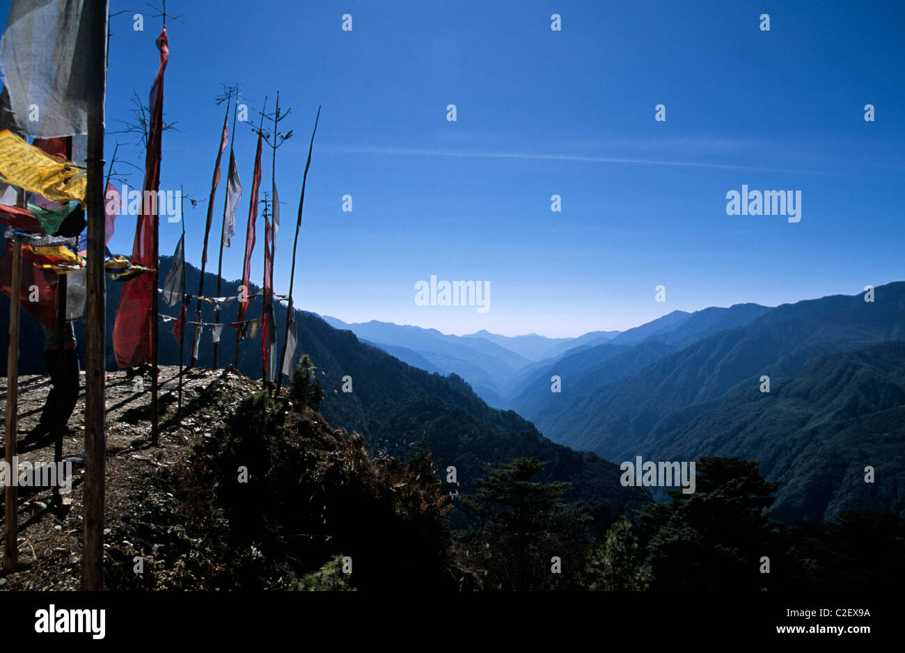 Thrumsing La Pass Himalayas Bhutan Stock Photo - Alamy