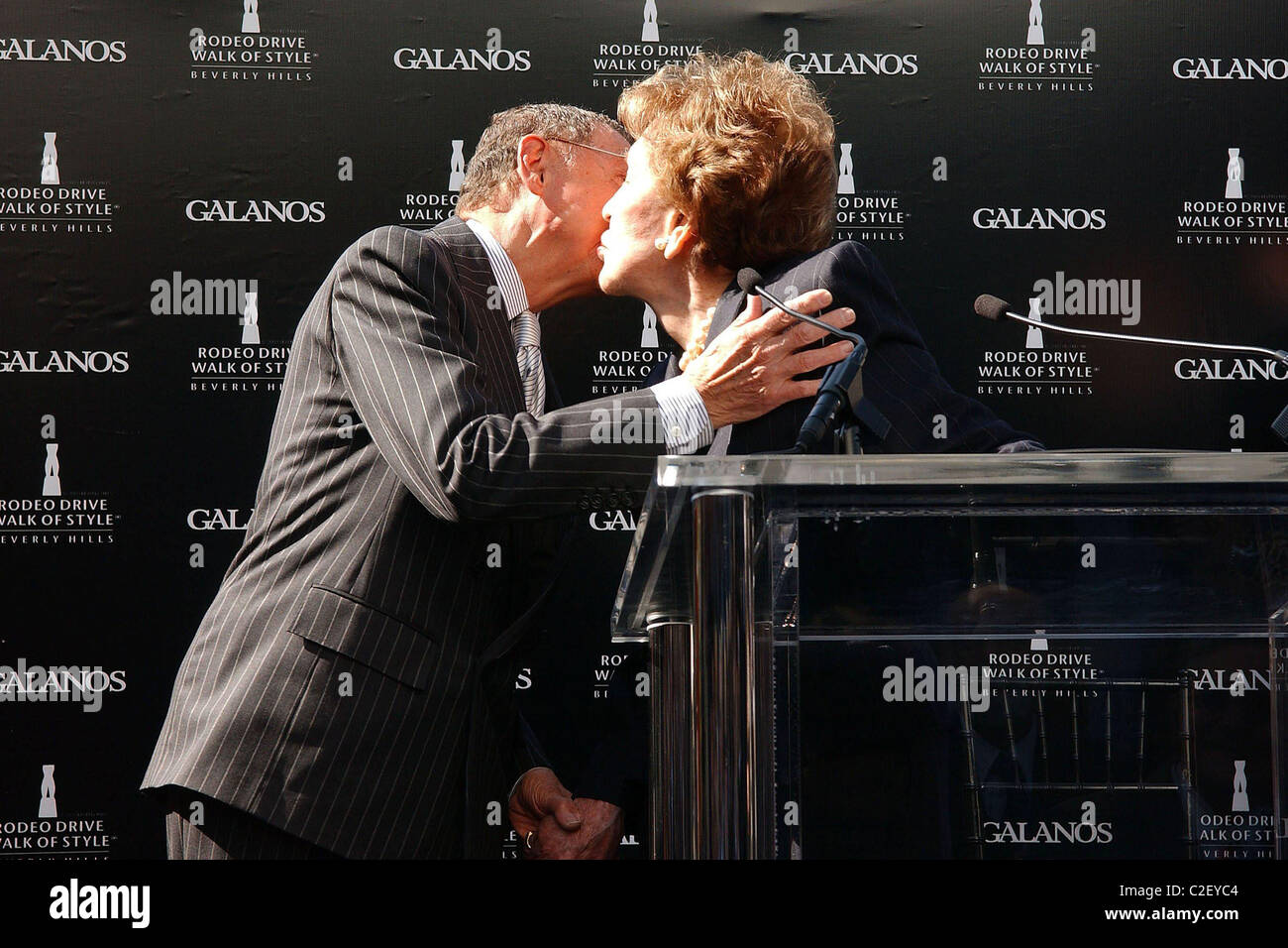 James Galanos and Former First Lady Nancy Reagan Designer James Galanos ...