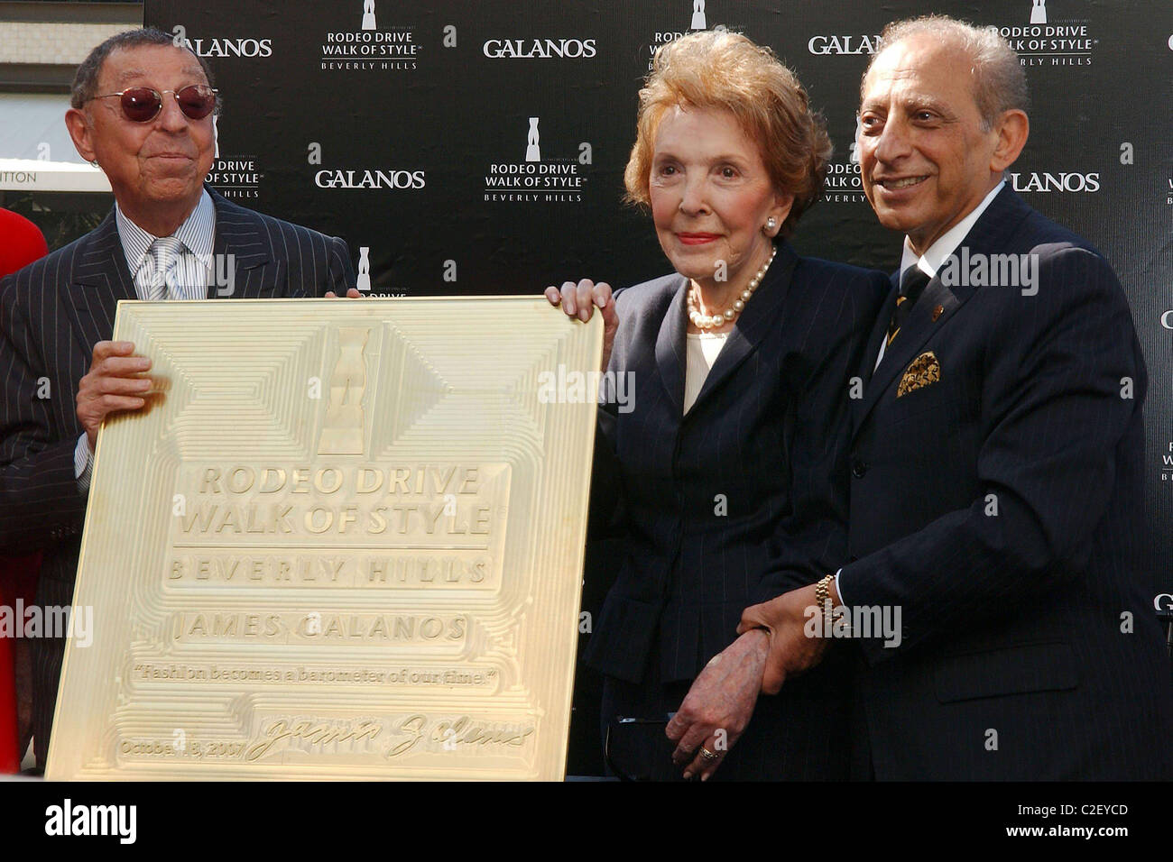 Designer James Galanos, Former First Lady Nancy Reagan, and Beverly ...