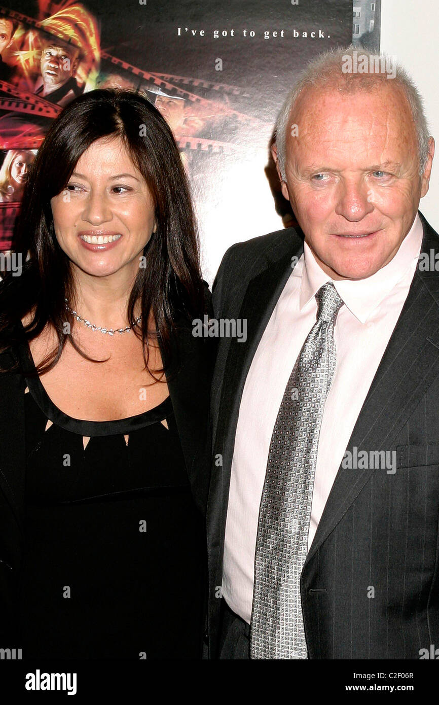 Stella Arroyave and Anthony Hopkins New York Premiere of 'Slipstream ...