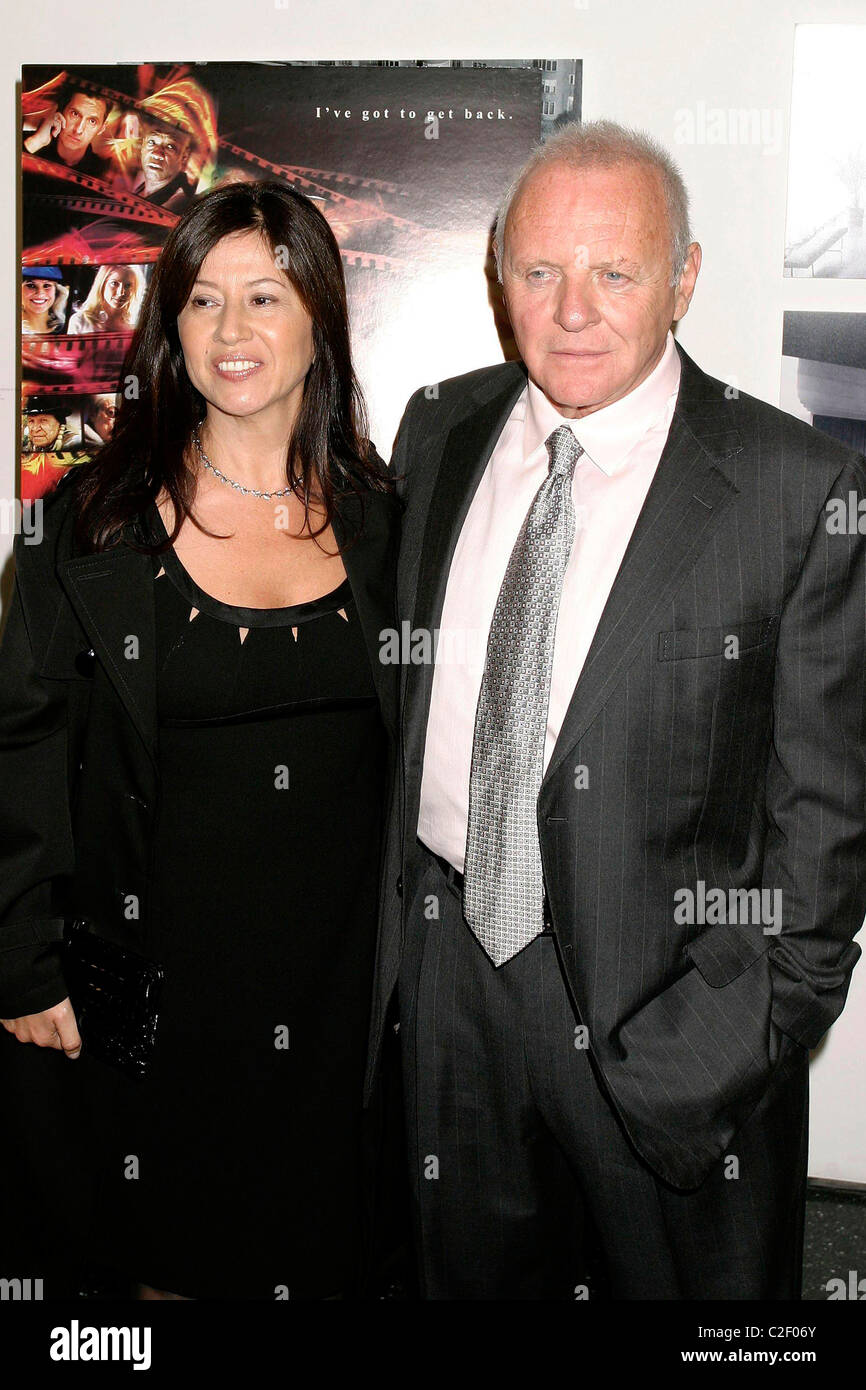 Stella Arroyave and Anthony Hopkins New York Premiere of 'Slipstream ...