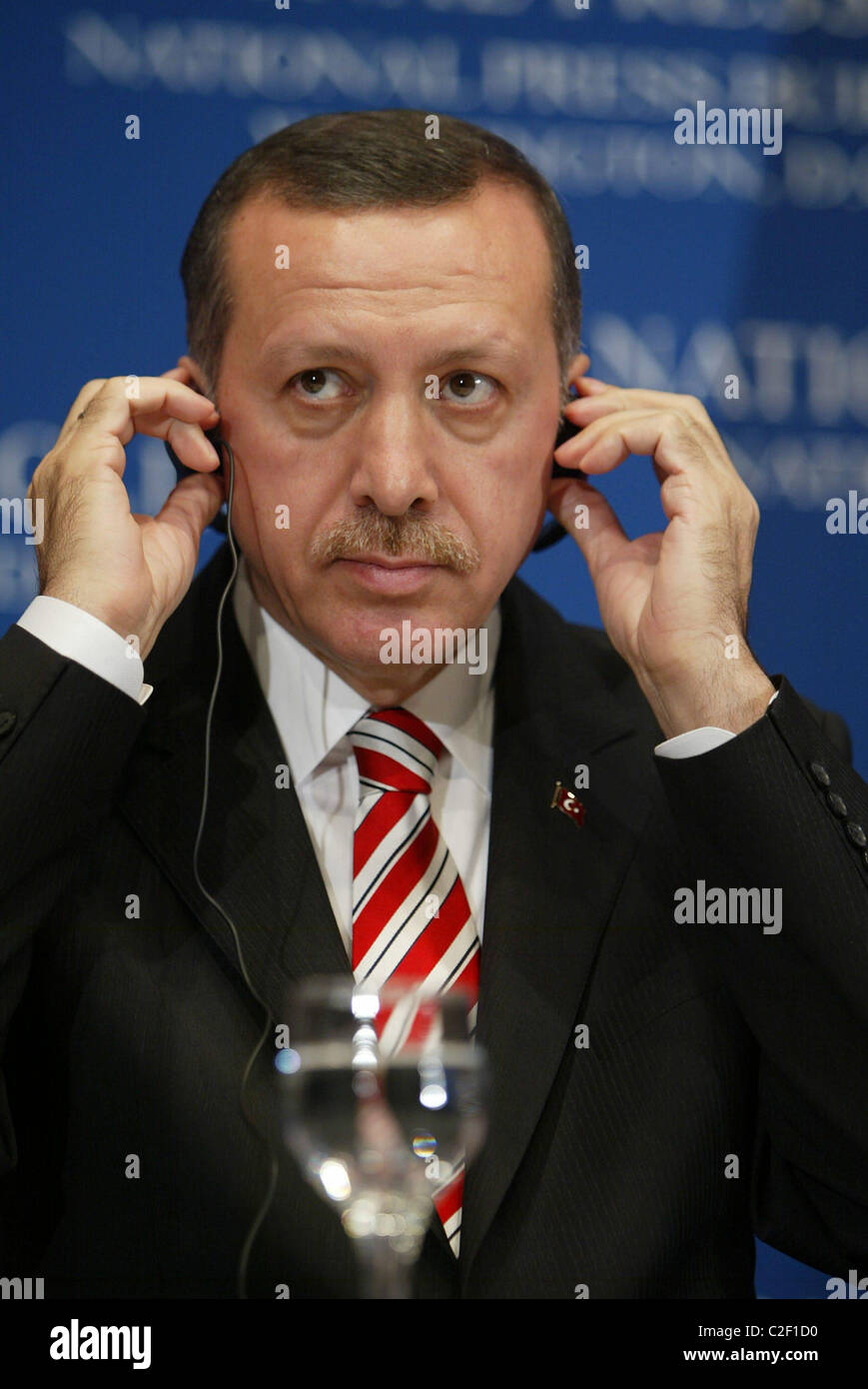 Turkish Prime Minister Recep Tayyip Erdogan speaks at the National ...