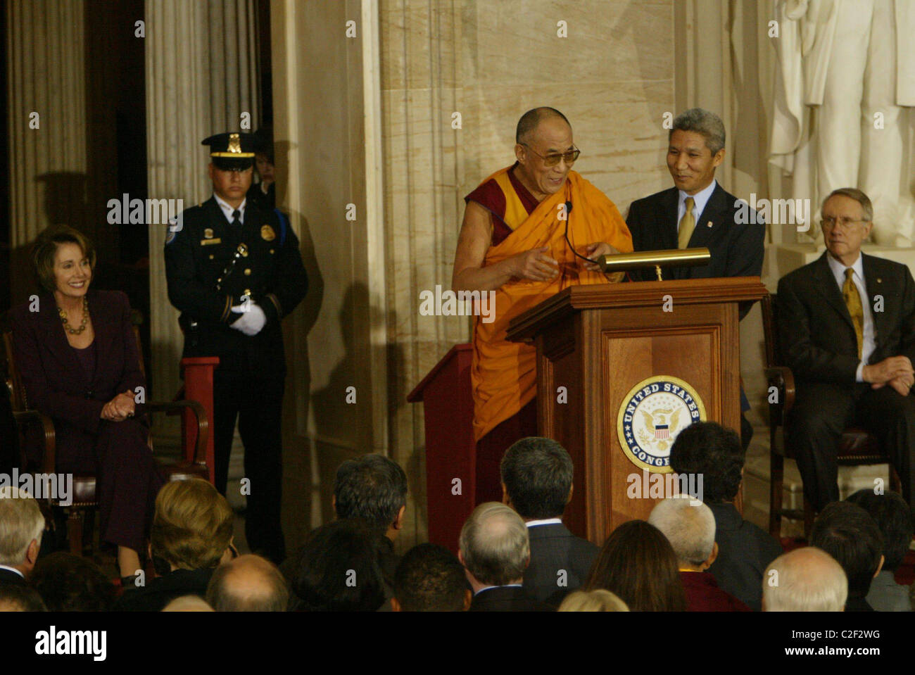 Dalai Lama Congressional Medal of Honor was presented to the Dalai Lama ...