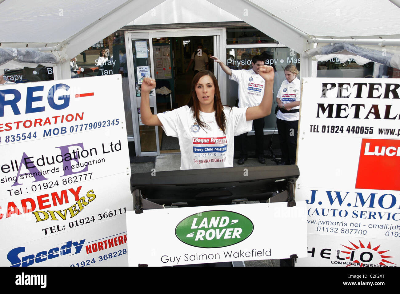 Verity Rushworth Verity Rushworth and Ben Freeman of ' Emmerdale ' help ...