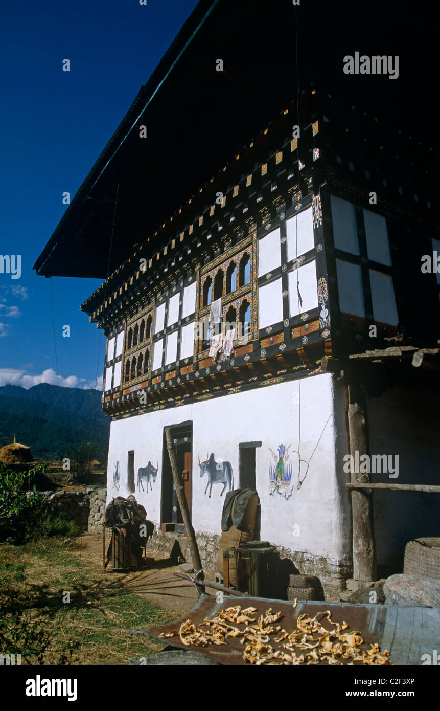 Traditional rural bhutanese house hi-res stock photography and images ...