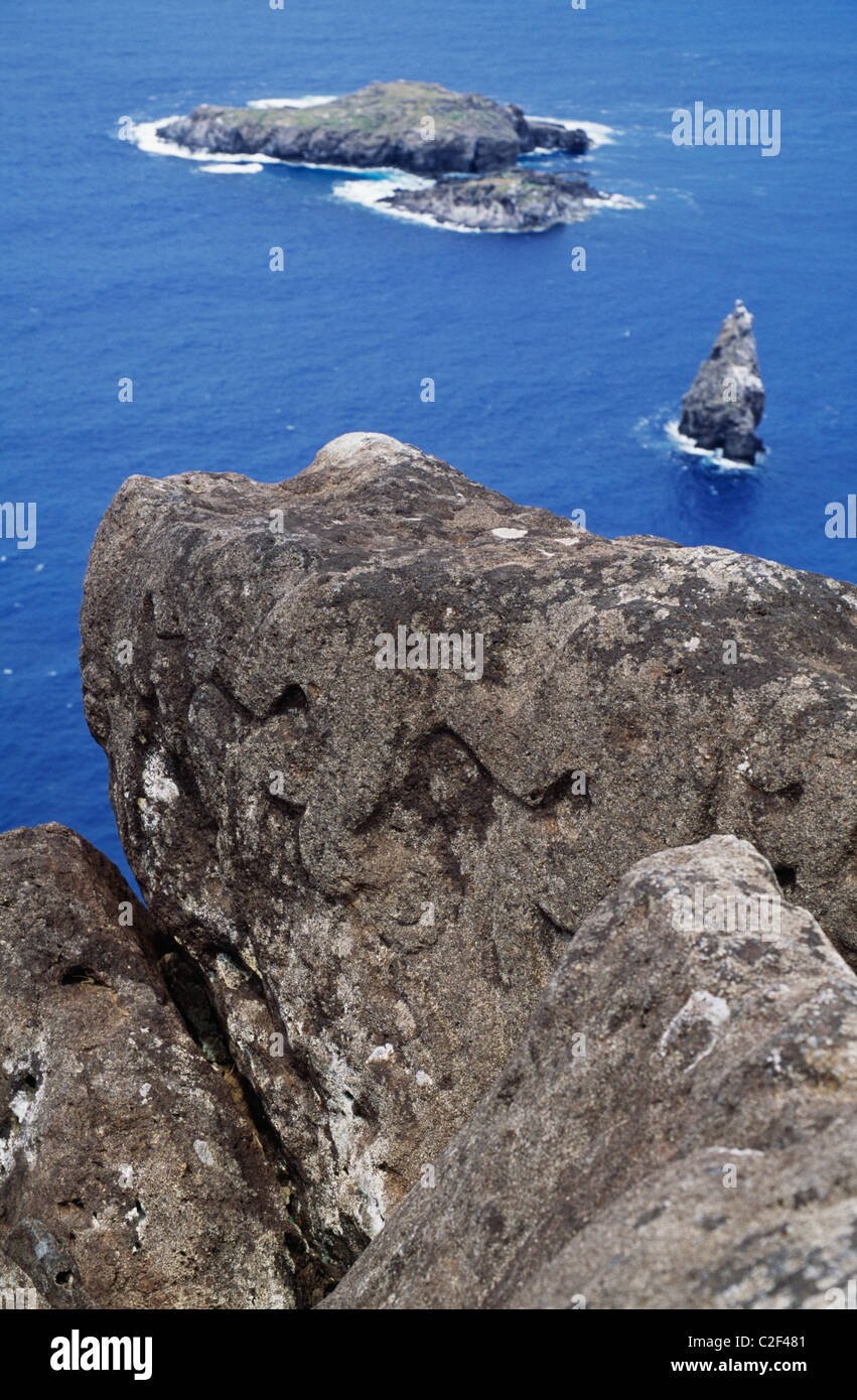 Orongo Easter Island Chile Stock Photo - Alamy