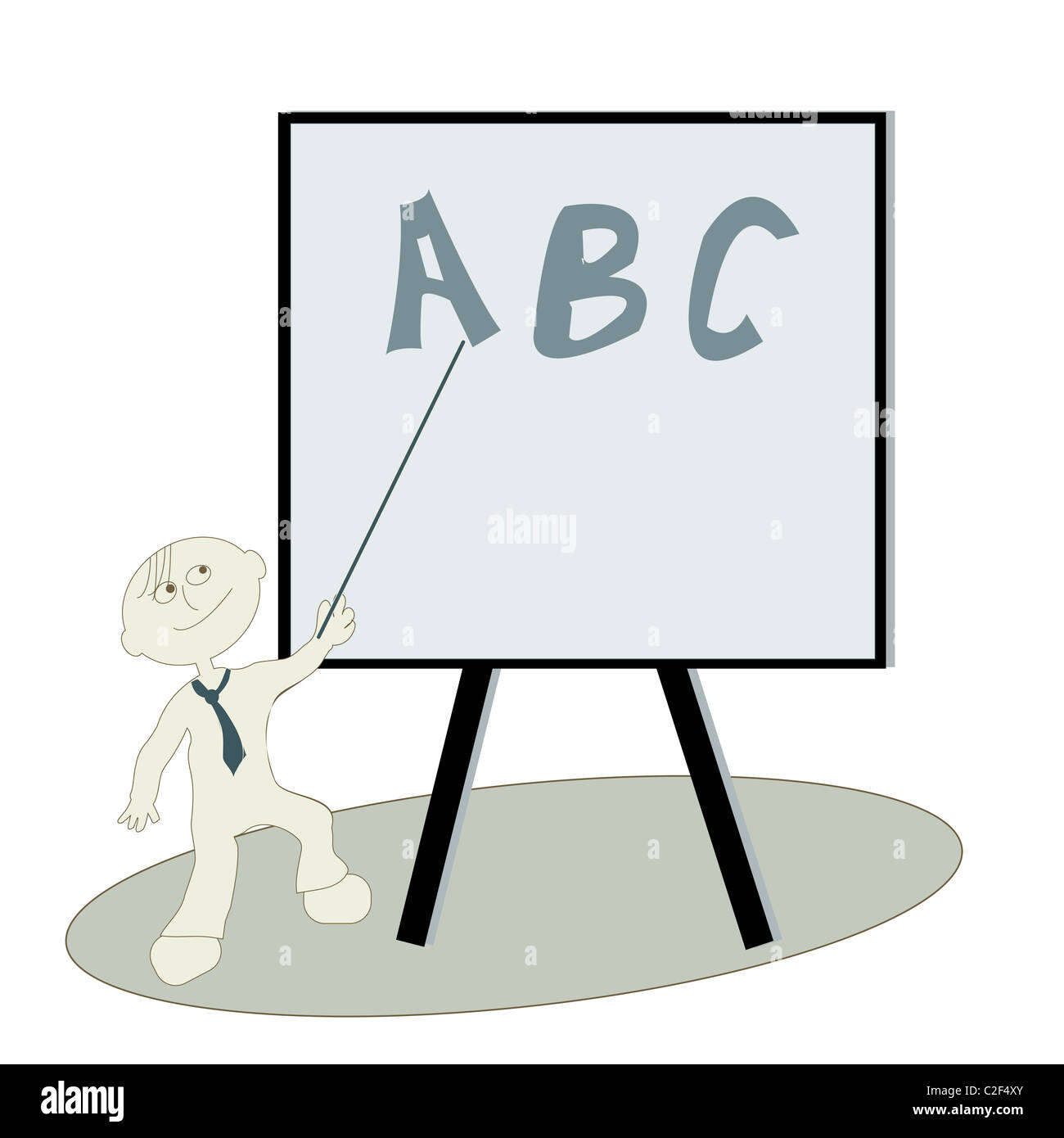 Child learning alphabet Stock Photo - Alamy