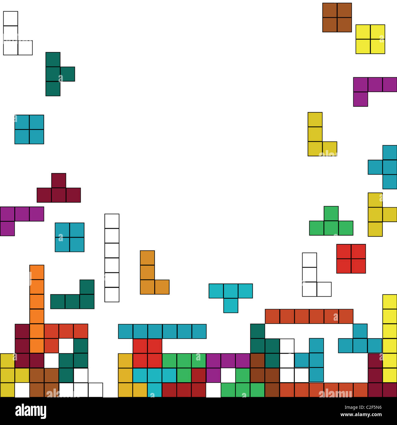 Tetris elemente hi-res stock photography and images - Alamy