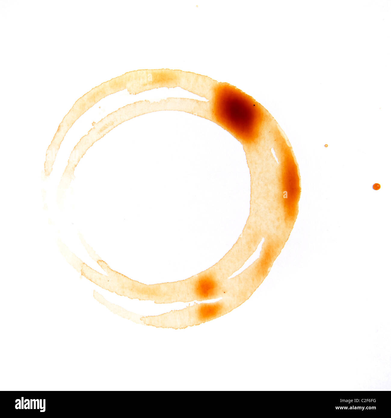 Coffee stain mark hi-res stock photography and images - Alamy