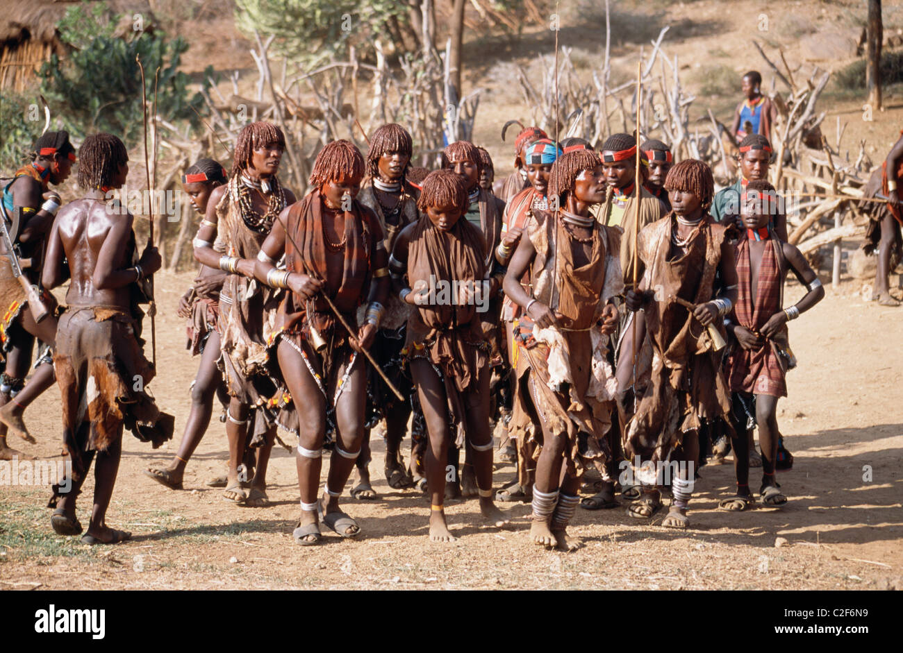 Hamar men bull jumping ceremony hi-res stock photography and images - Alamy