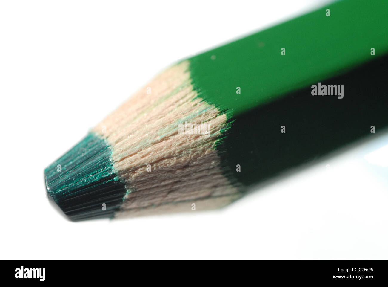 Green pencil crayon hi-res stock photography and images - Alamy
