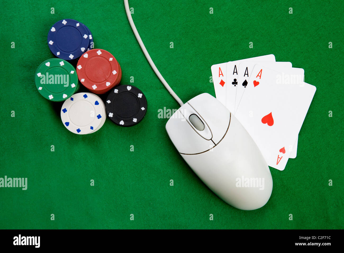 Computer play poker hi-res stock photography and images - Alamy
