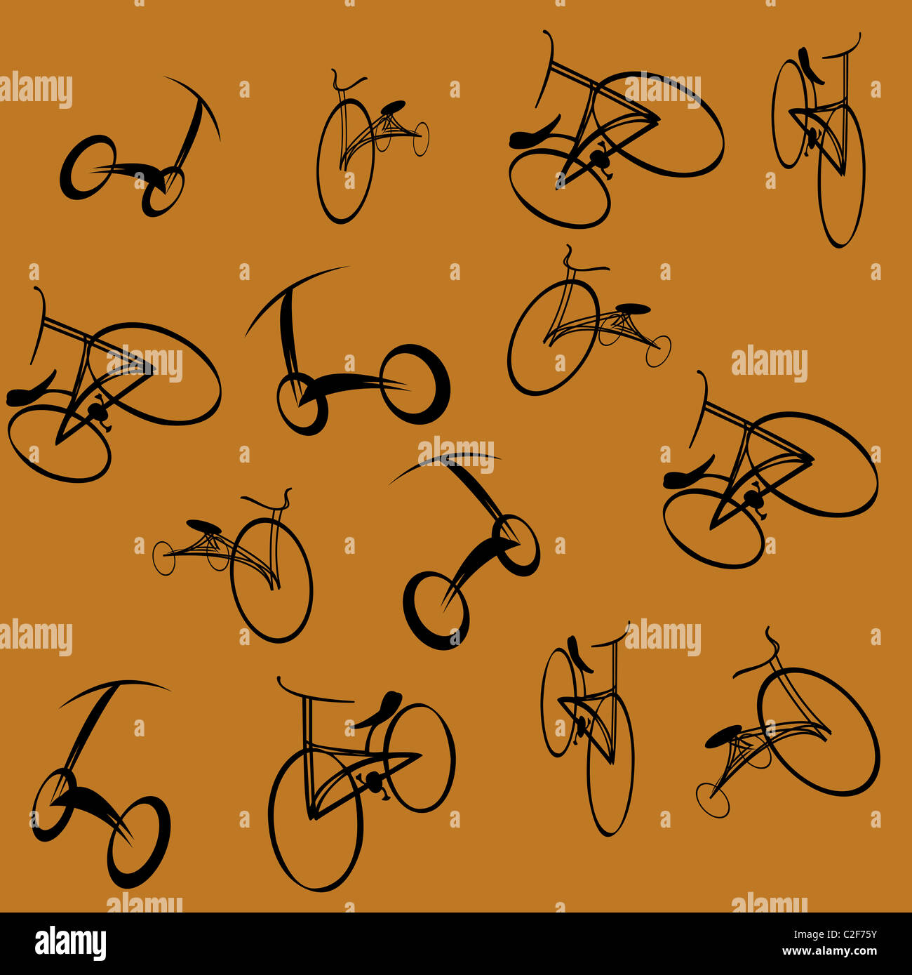 Bikes pattern hi-res stock photography and images - Alamy