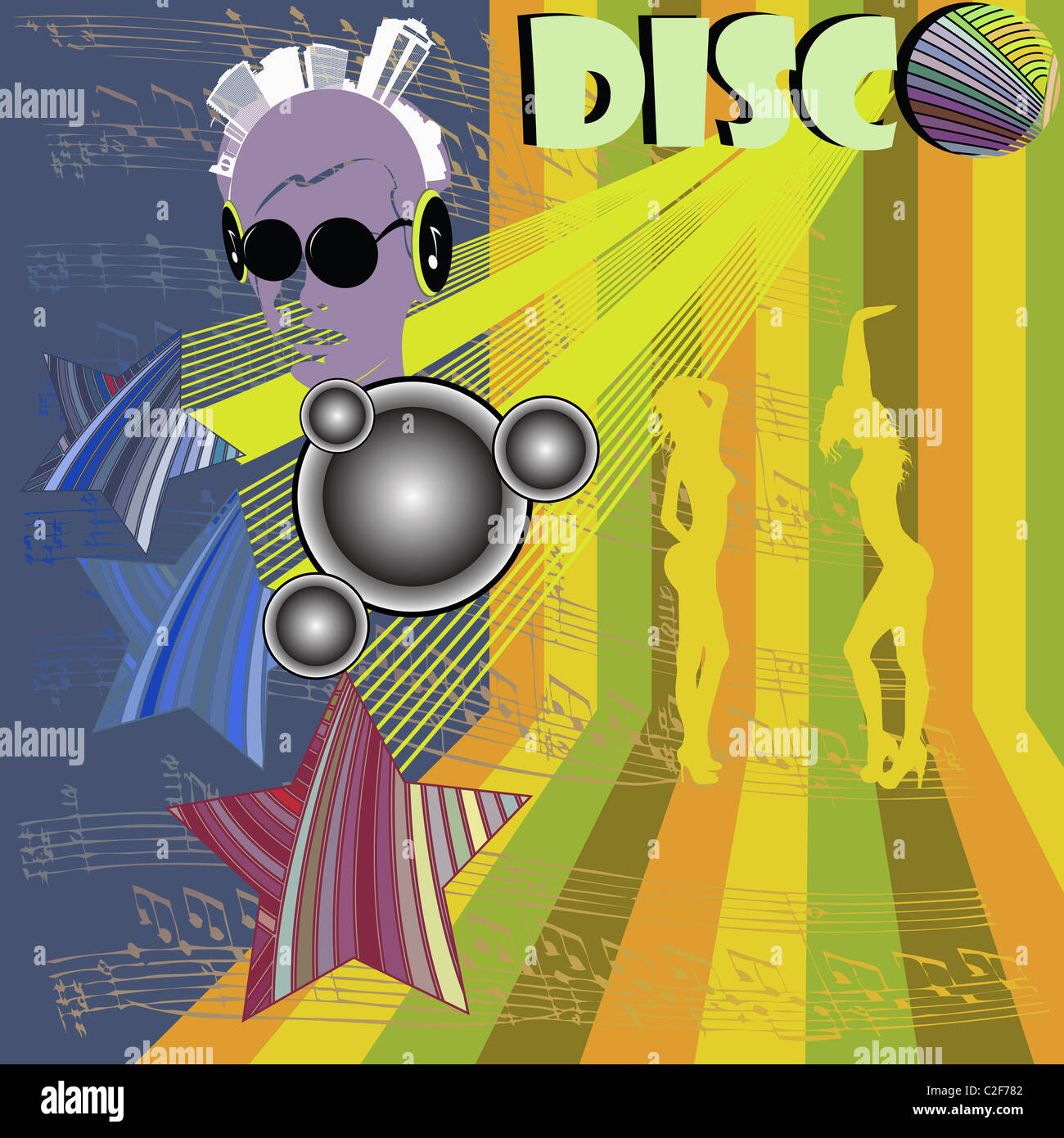 Disco floral hi-res stock photography and images - Alamy