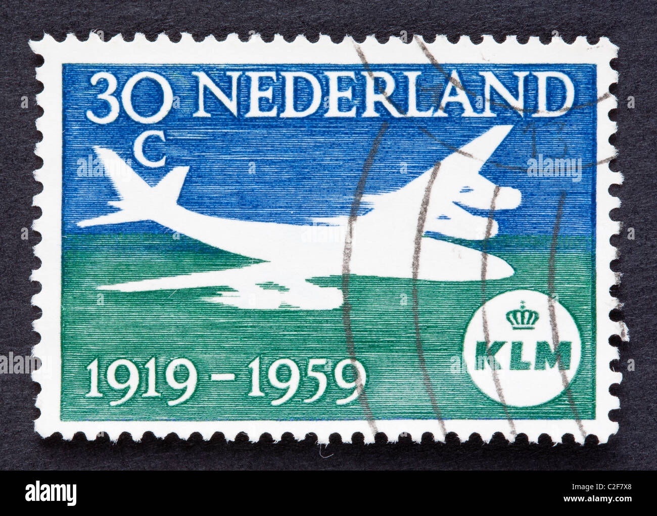 Dutch postage stamp Stock Photo - Alamy