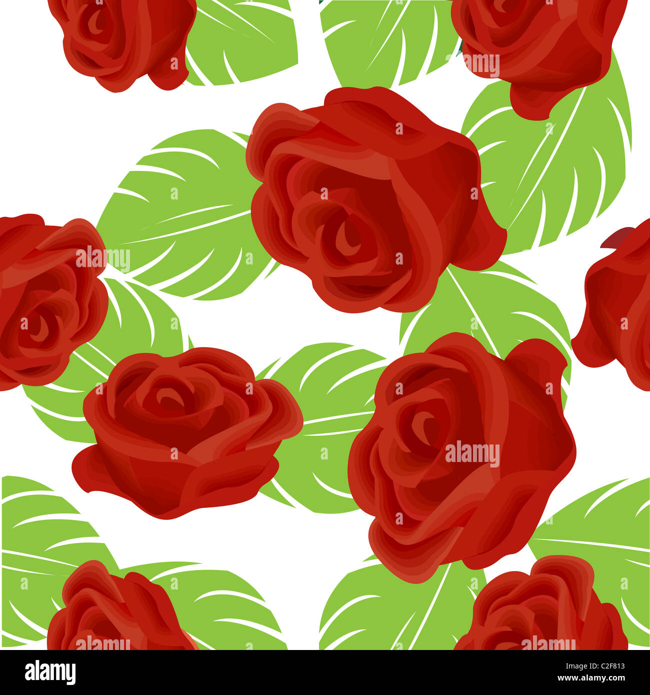 Red rose pattern Stock Photo - Alamy