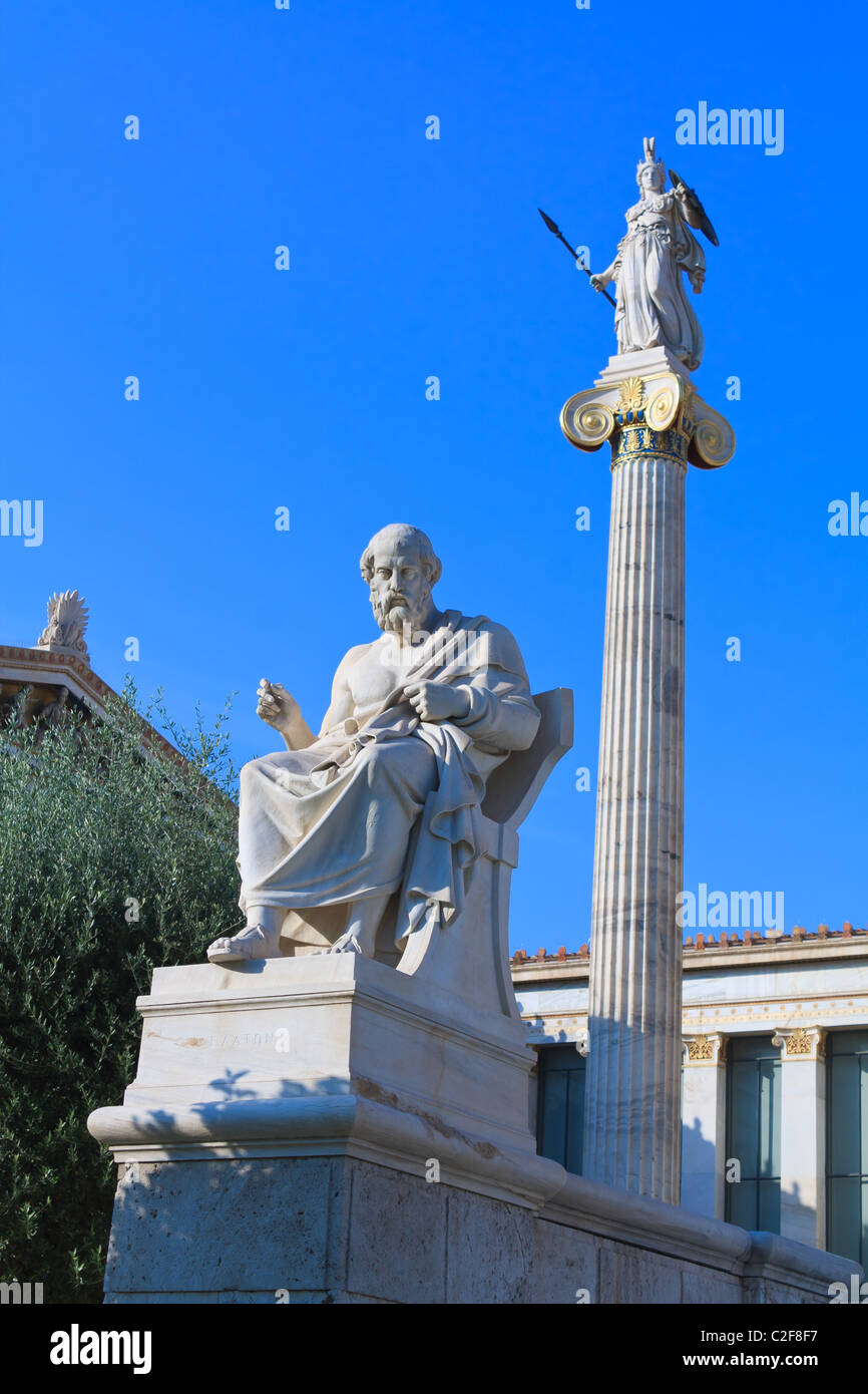 Statues of plato hi-res stock photography and images - Alamy