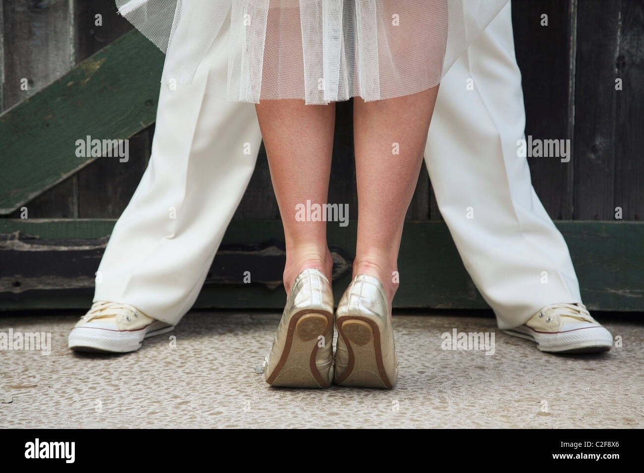 Woman suit and running shoes hi-res stock photography and images - Alamy