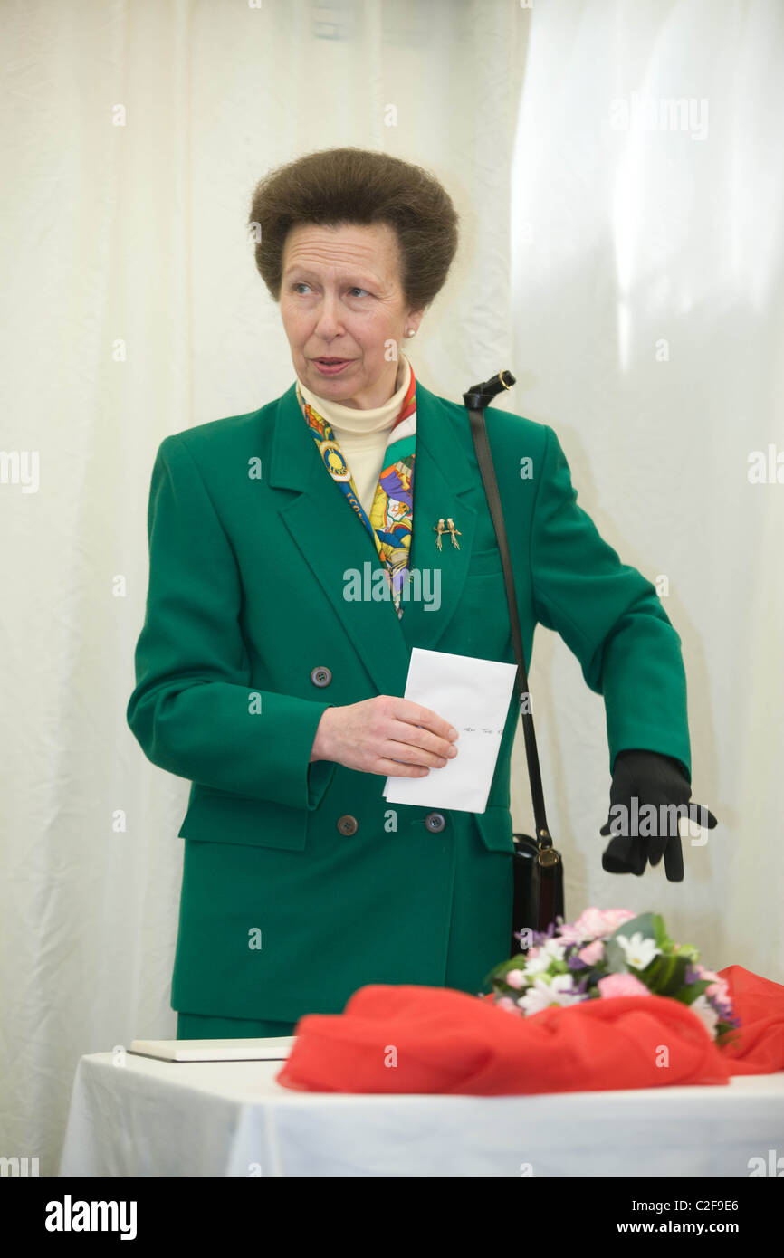 Hrh princess anne opens lincolnshire hi-res stock photography and ...