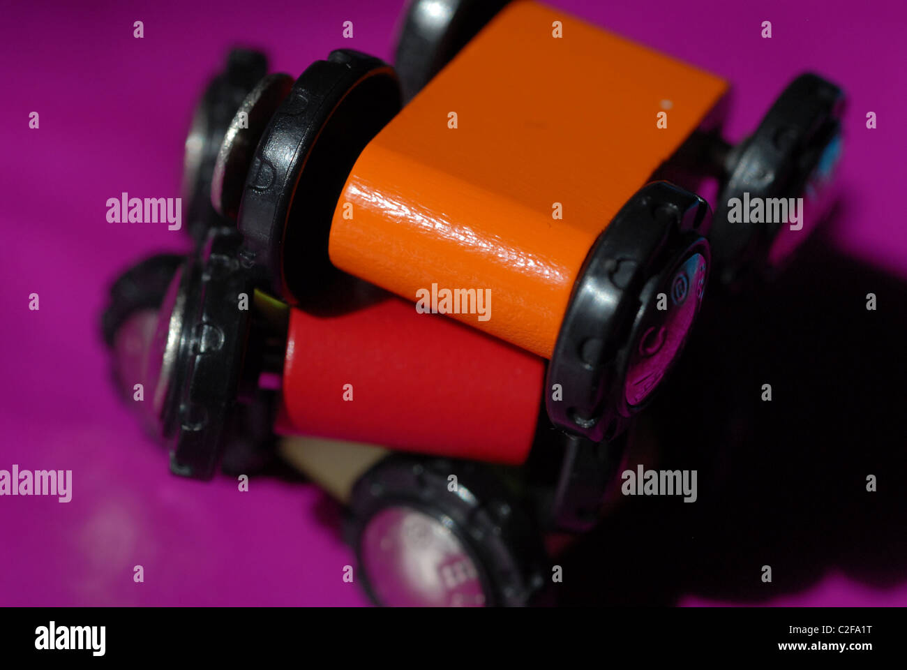 Stack of wooden toy cars Stock Photo - Alamy