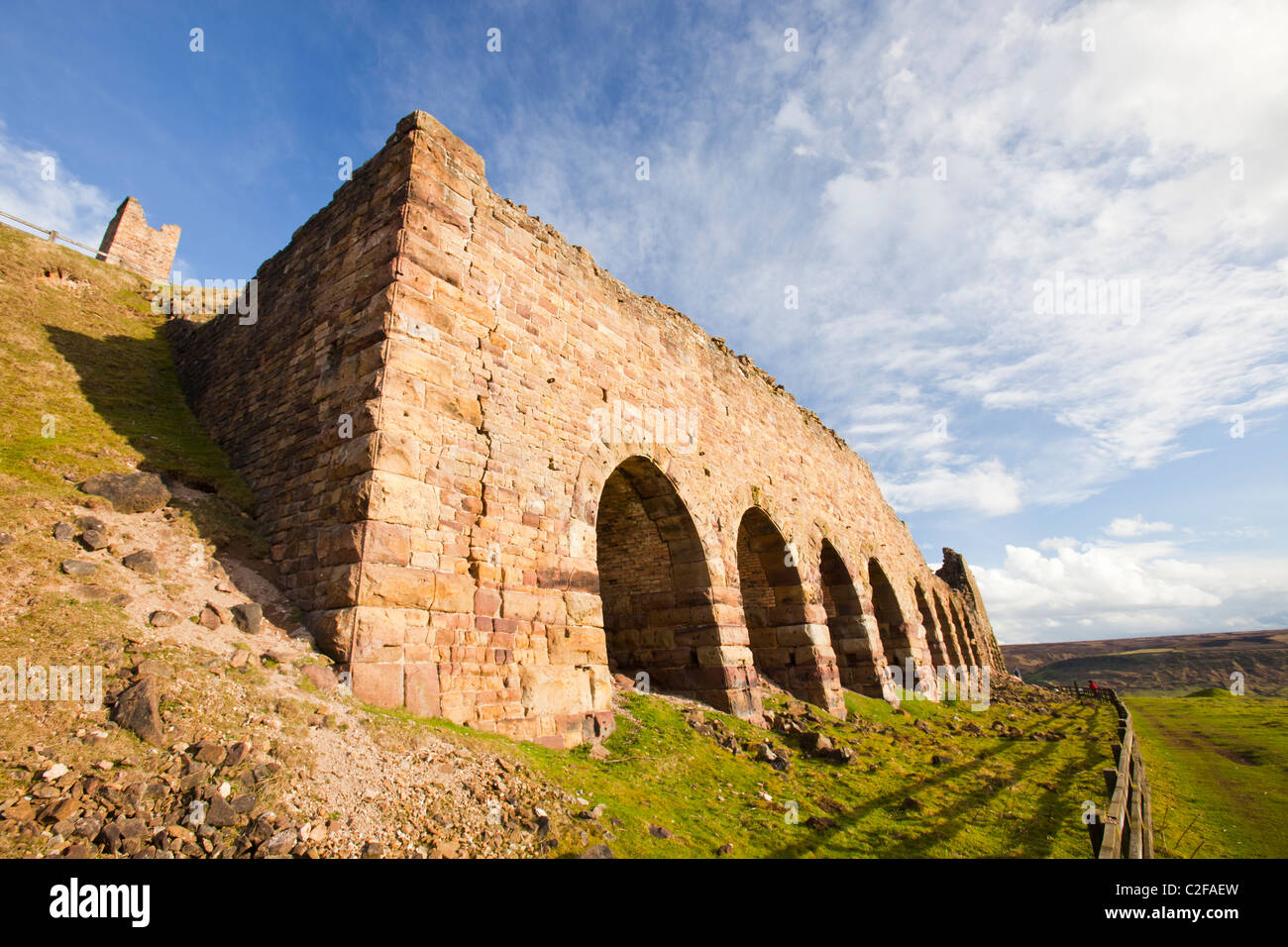 South Stone Kilns, old kilns used to calcine the ironstone mined in ...