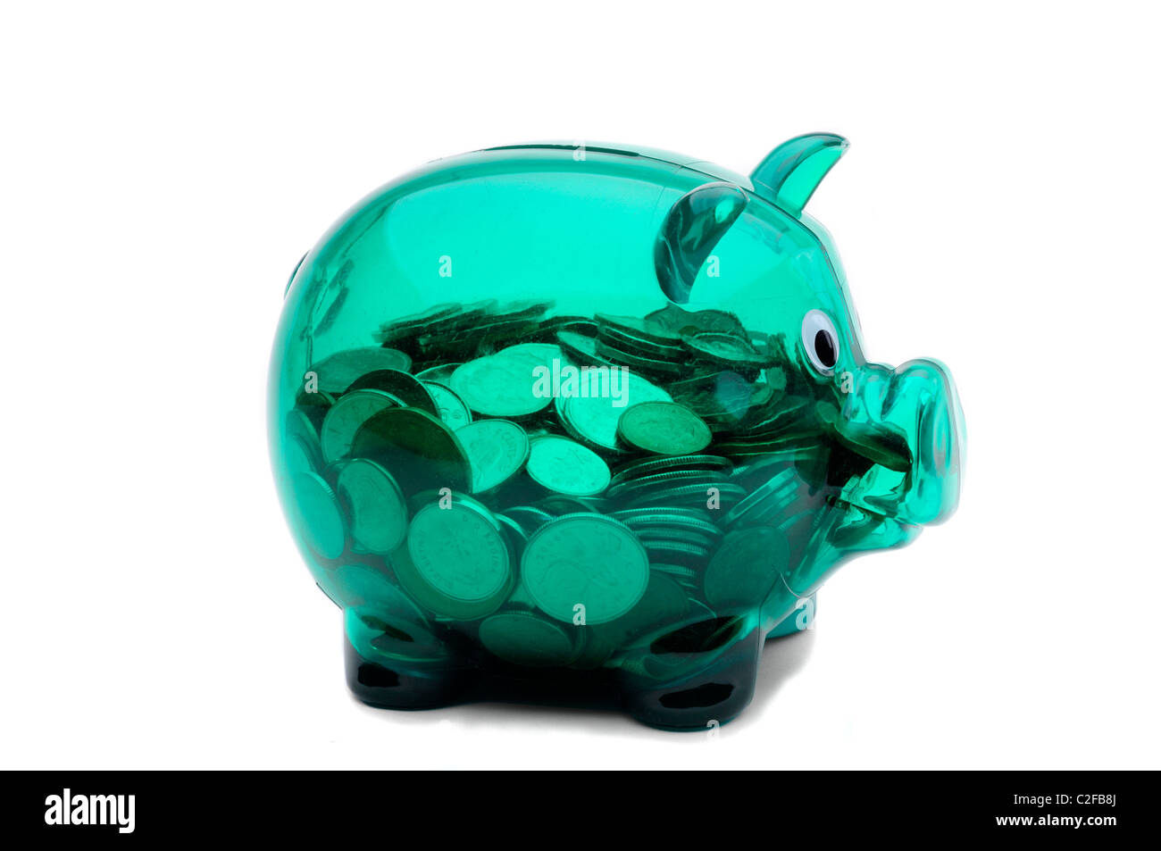 Transparent piggy bank hi-res stock photography and images - Alamy