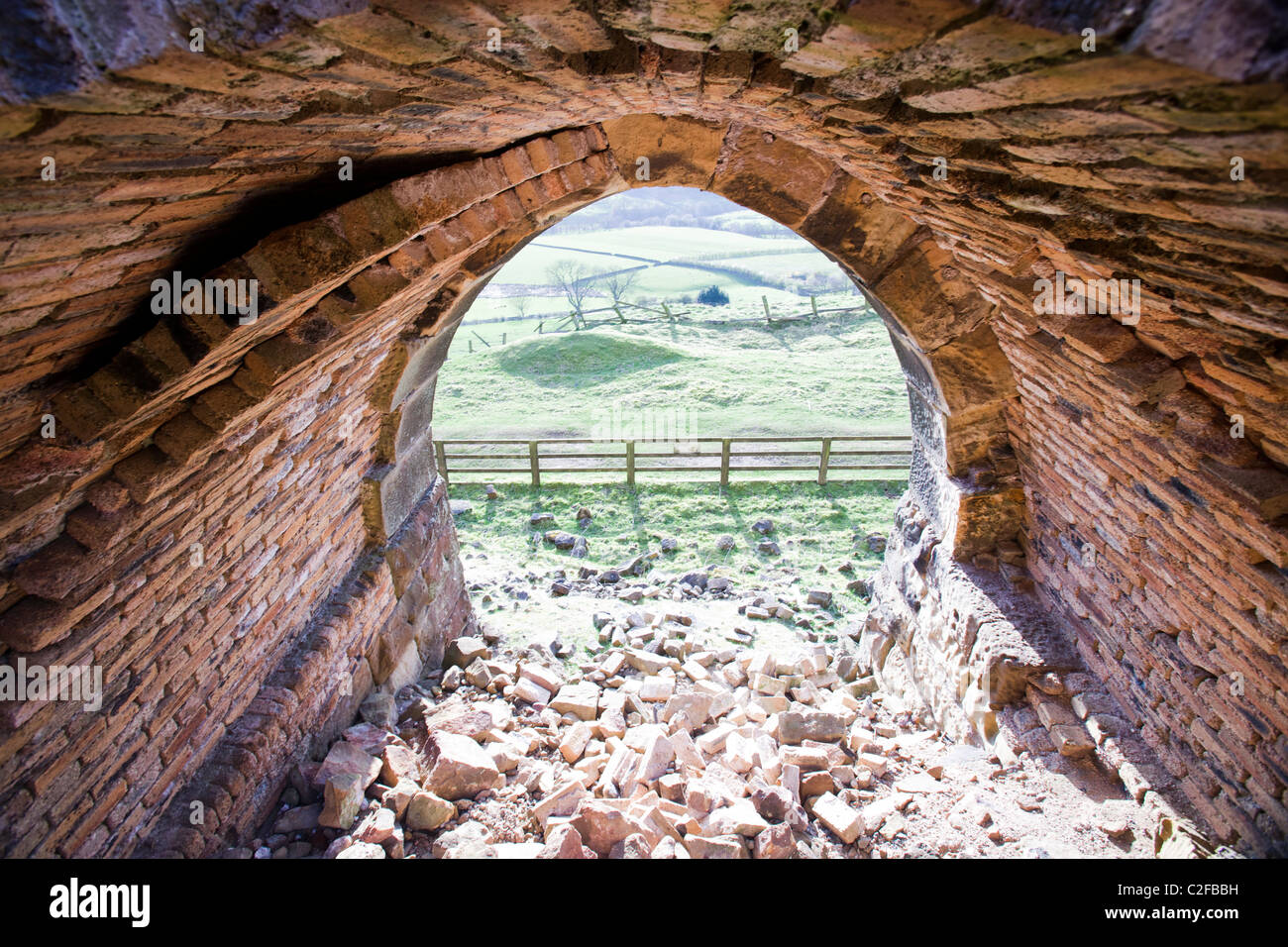 South Stone Kilns, old kilns used to calcine the ironstone mined in ...