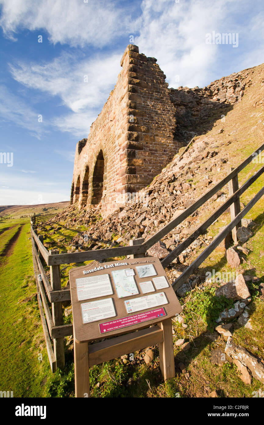 South Stone Kilns, old kilns used to calcine the ironstone mined in ...