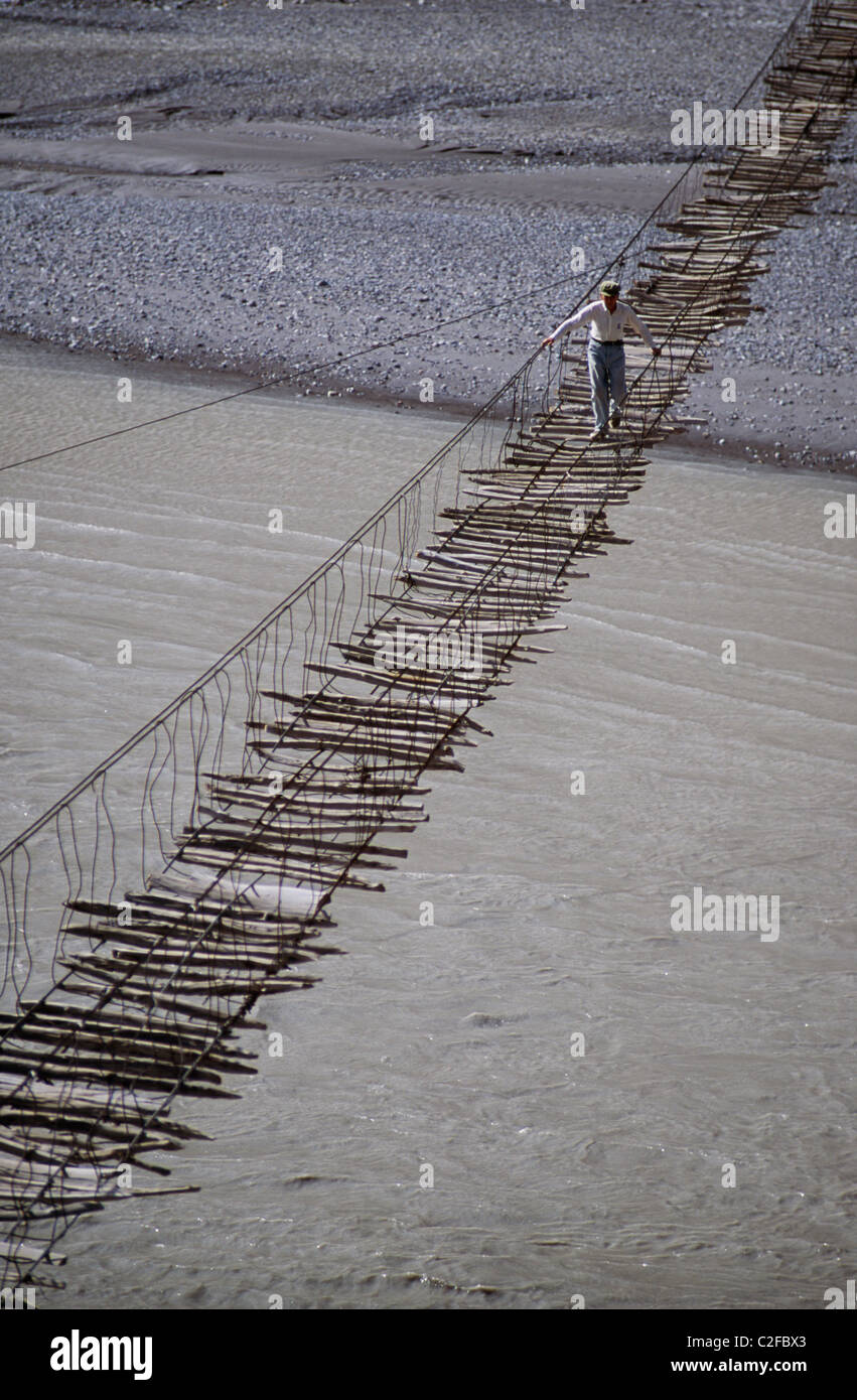 Passu Bridge Hunza Valley Pakistan Stock Photo - Alamy