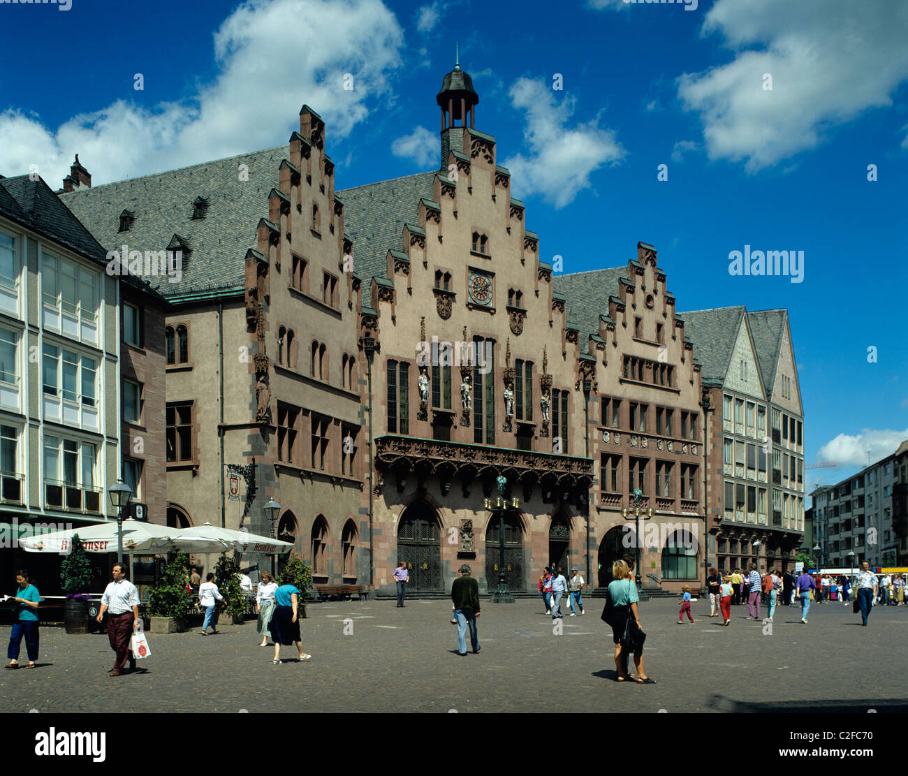 Frankfurt Romer Area, Germany Stock Photo - Alamy