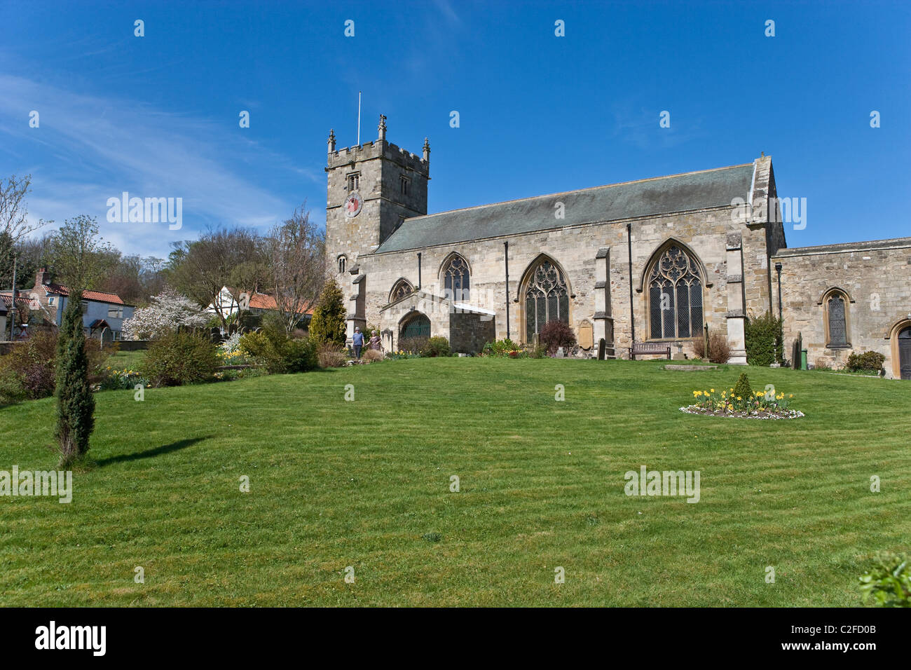 All Saints Church Hunmanby East Yorkshire England Stock Photo - Alamy