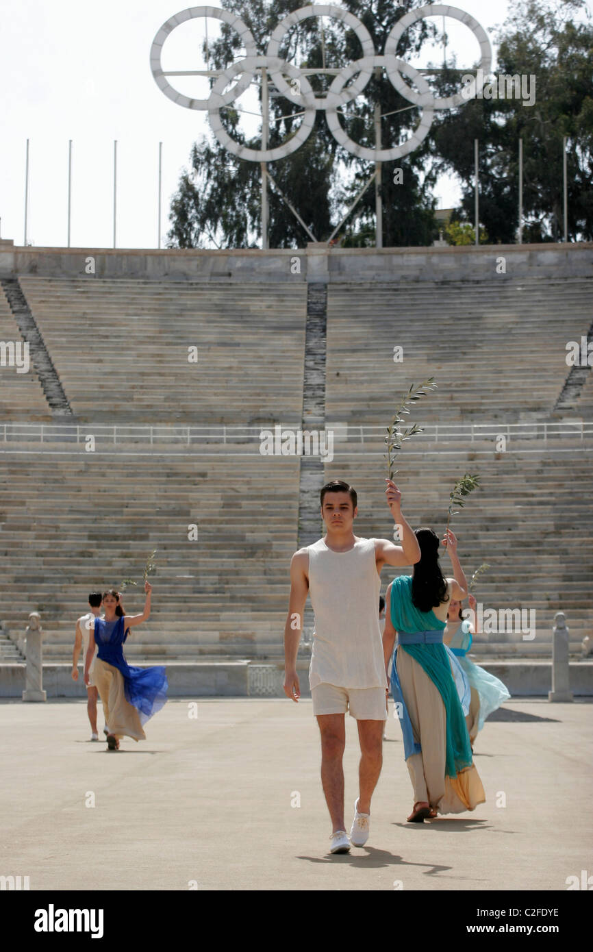 Revival of the Olympic games on modern times in Panathenaikon stadium ...