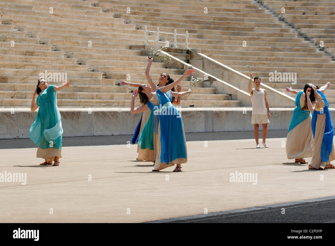 Revival of the Olympic games on modern times in Panathenaikon stadium ...