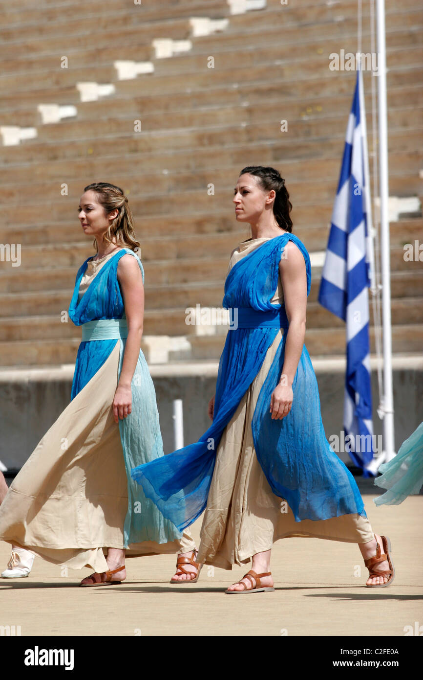Revival of the Olympic games on modern times in Panathenaikon stadium ...