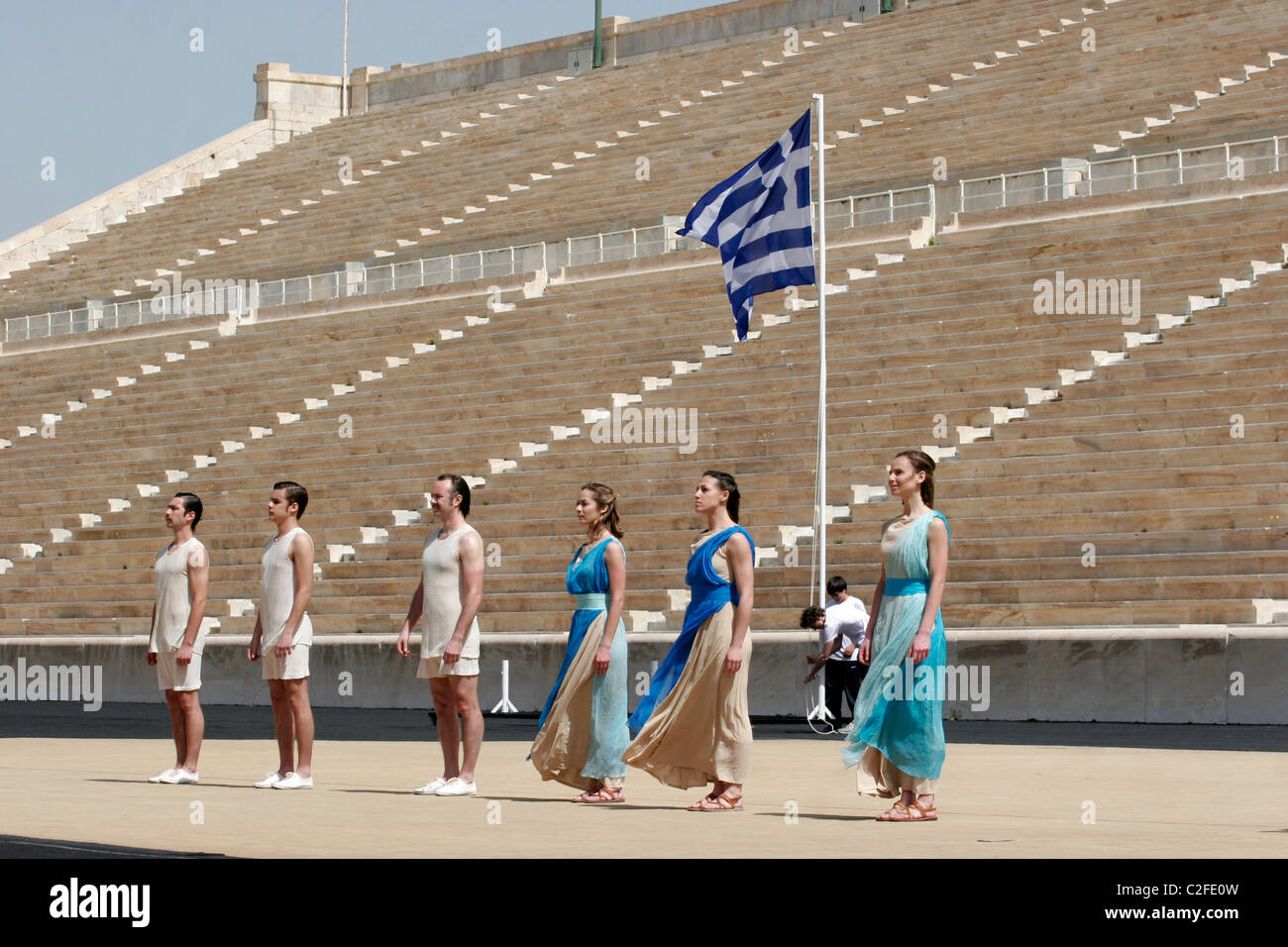 Revival of the Olympic games on modern times in Panathenaikon stadium ...