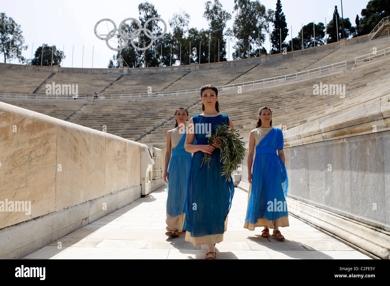 Revival of the Olympic games on modern times in Panathenaikon stadium ...