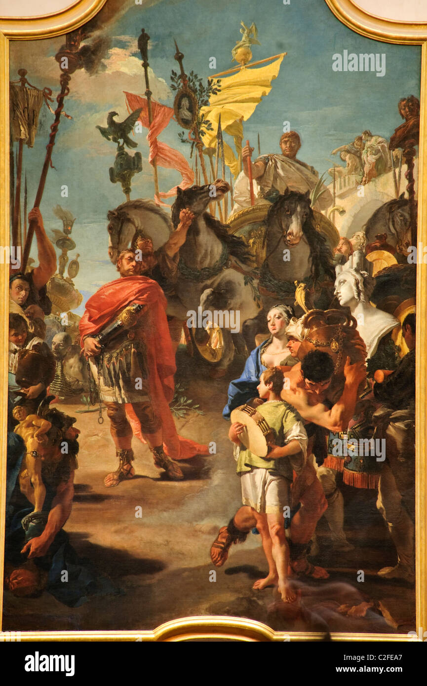 The Triumph of Marius, 1729, by Giovanni Battista Tiepolo Stock Photo ...