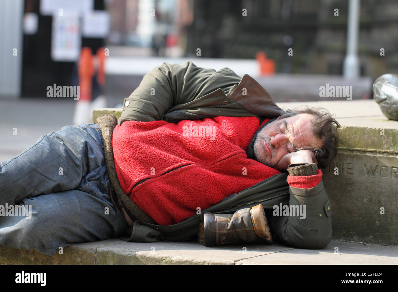 Homeless manchester hi-res stock photography and images - Alamy