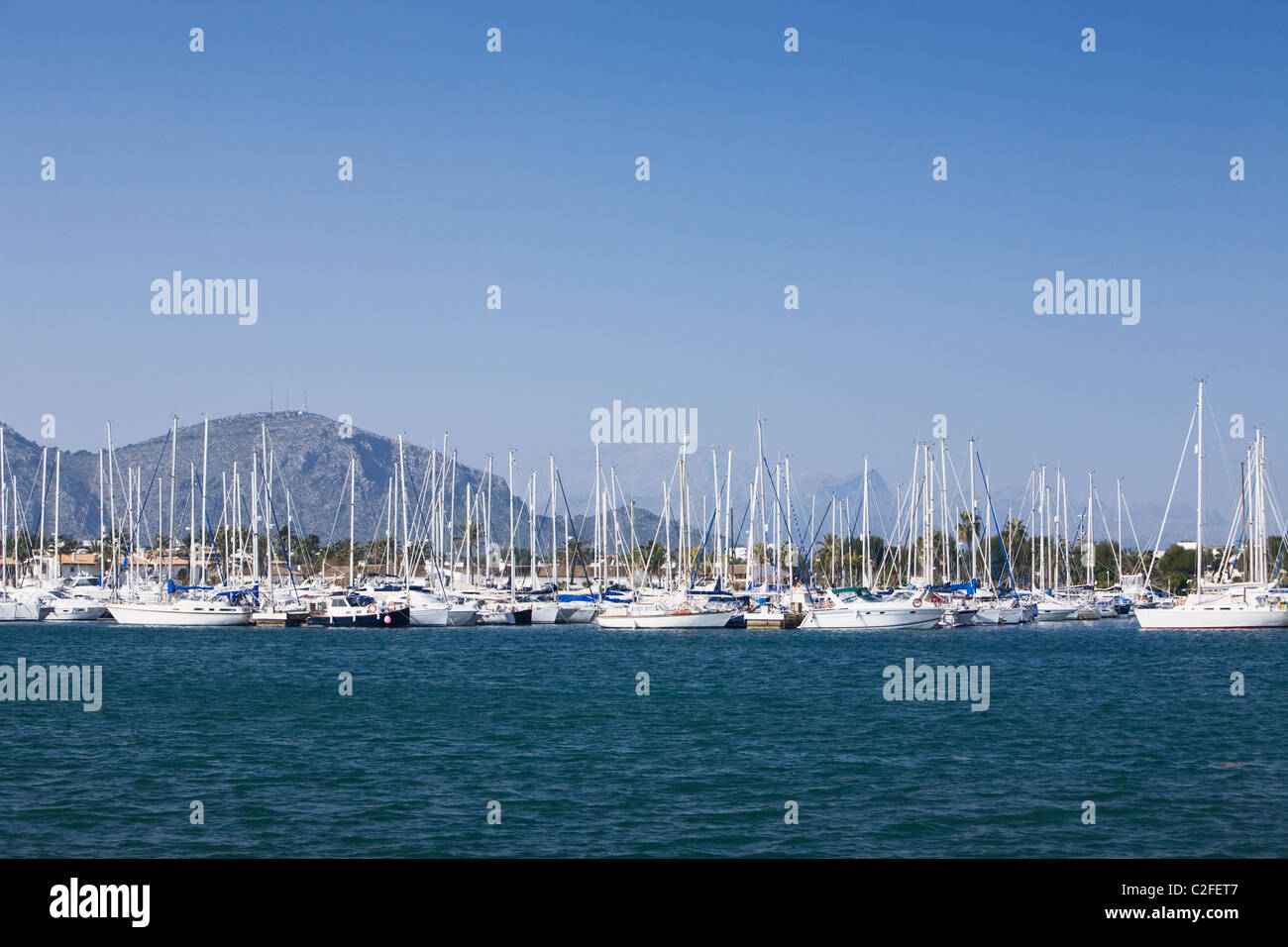 Majorca alcudia beach scene hi-res stock photography and images - Alamy
