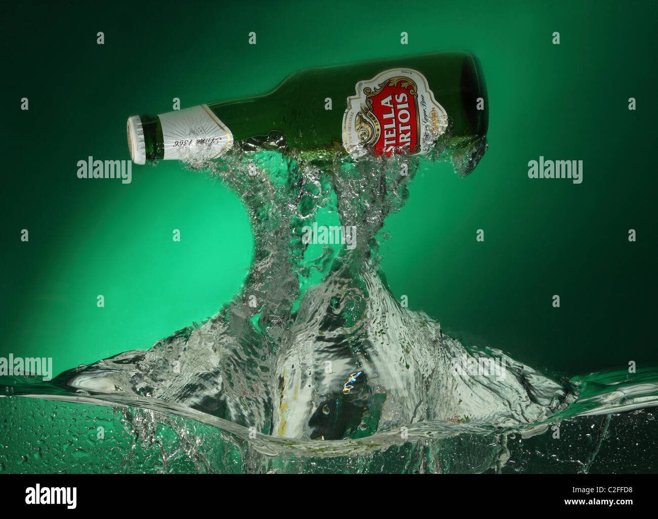 Stella Artois beer Belgium lager Stock Photo - Alamy