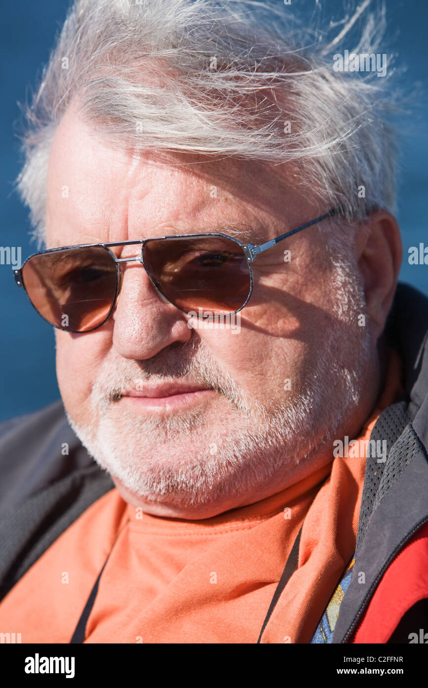 Senior man wearing jacket hi-res stock photography and images - Alamy