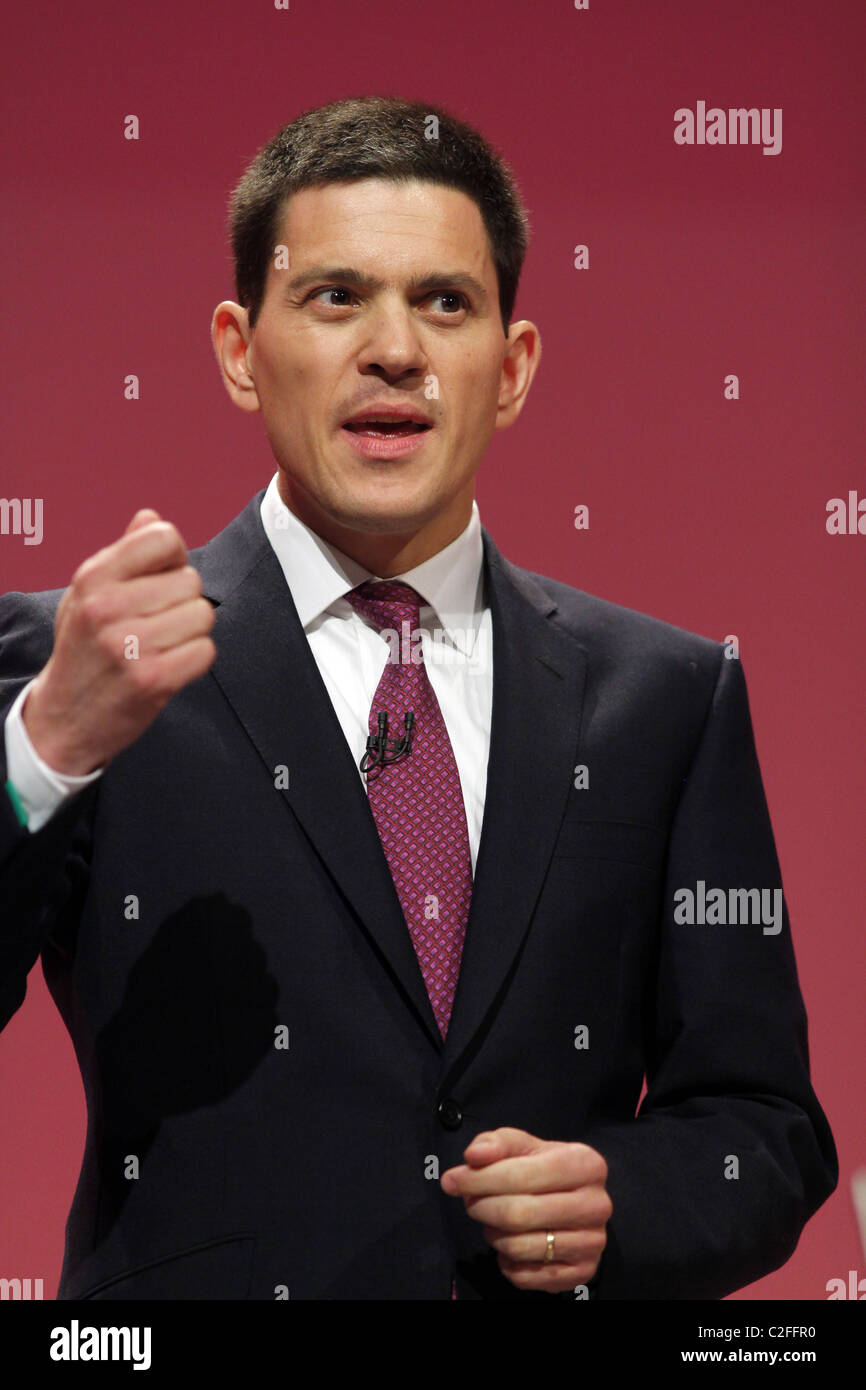 DAVID MILIBAND MP LABOUR PARTY 27 September 2010 MANCHESTER CENTRAL ...